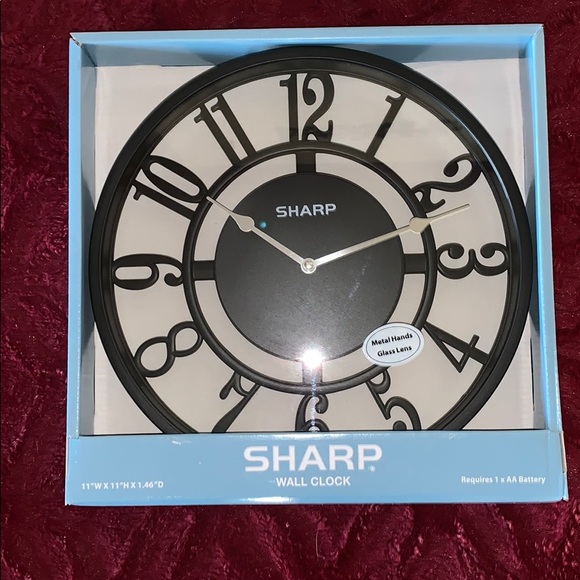 Sharp | Wall Decor | New Wall Clock | Poshmark